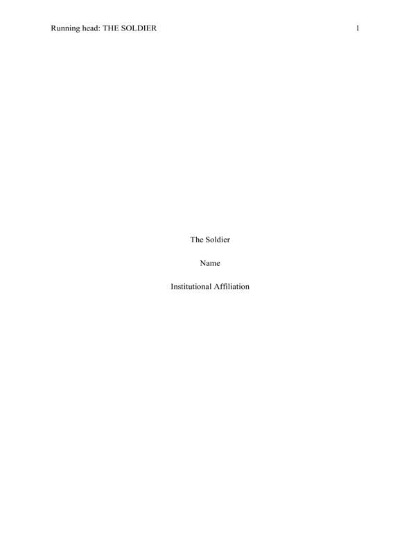 The Soldier Literary Device Analysis the-soldier-literary-device-analysis