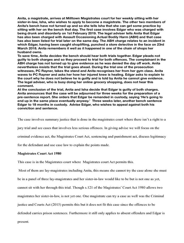 Magistrates Court Act 1980, Summary Trial, Issues Of Withdrawing ...
