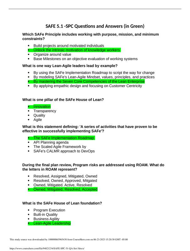 Safe 5 1 Spc Questions And Answers 100 Correct