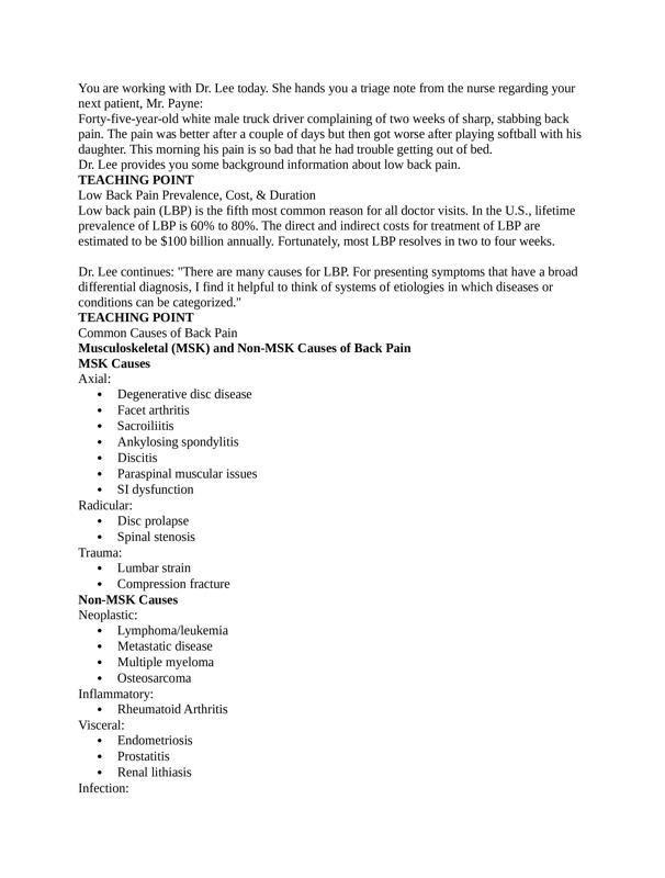 AQUIFER- COMPREHENSIVE Family Medicine 10- 45-year-old Male With Low ...