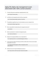 Alpha Phi Alpha Exam 2023 – 2024 (Complete Solution)